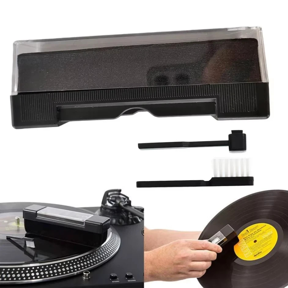 With Small Brush 2-In-1 Vinyl Record Player Cleaning Kit Velvet Record ...