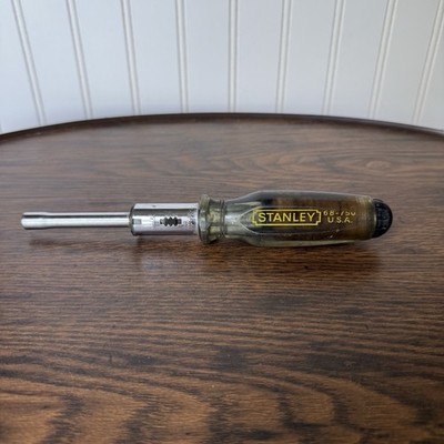 Vintage Stanley Tool • 68-750 • Workmaster Ratcheting Screwdriver • USA ...