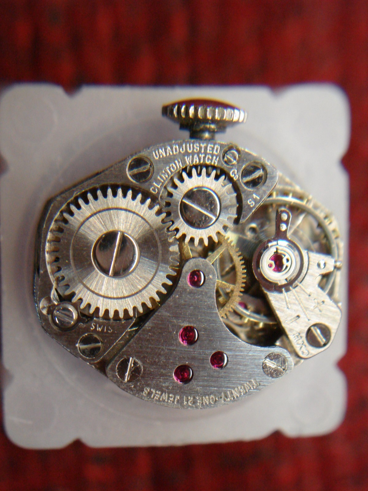 VINTAGE CLINTON WATCH CO. LADIES WRISTWATCH WITH 21 JEWEL MVMT. - CLEAN ...