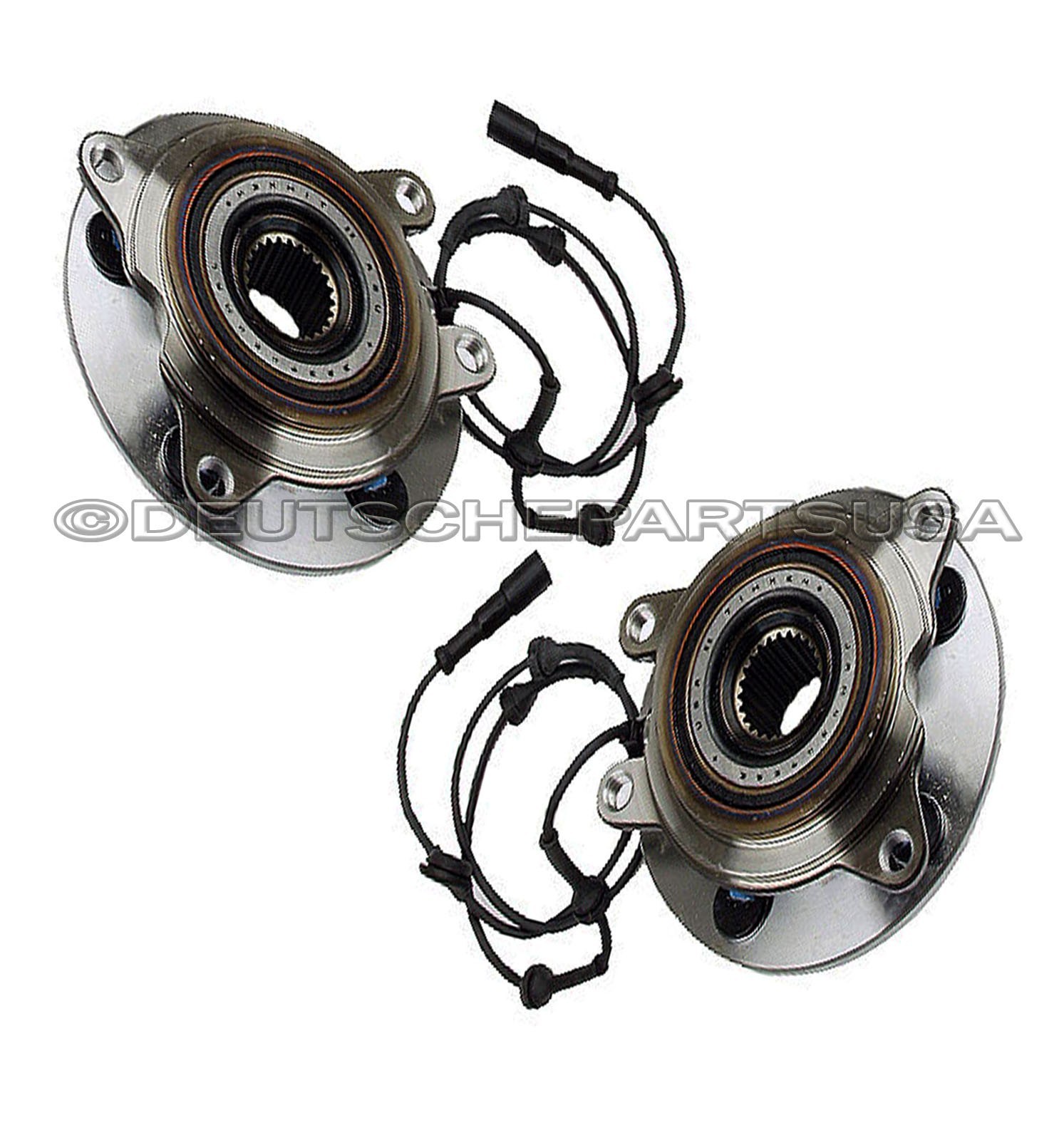 LAND ROVER DISCOVERY FRONT WHEEL HUBS BEARINGS ASSEMBLY + SENSOR ...