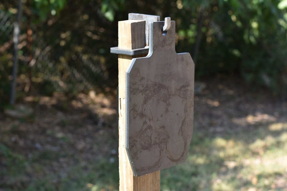 [SR] Steel Shooting Target 2x4 Wood Post Topper Hook Hanger NRA Range ...