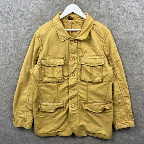 Boden Jacket Mens Medium Beige Cargo Utility Military Chore Coat Top ...