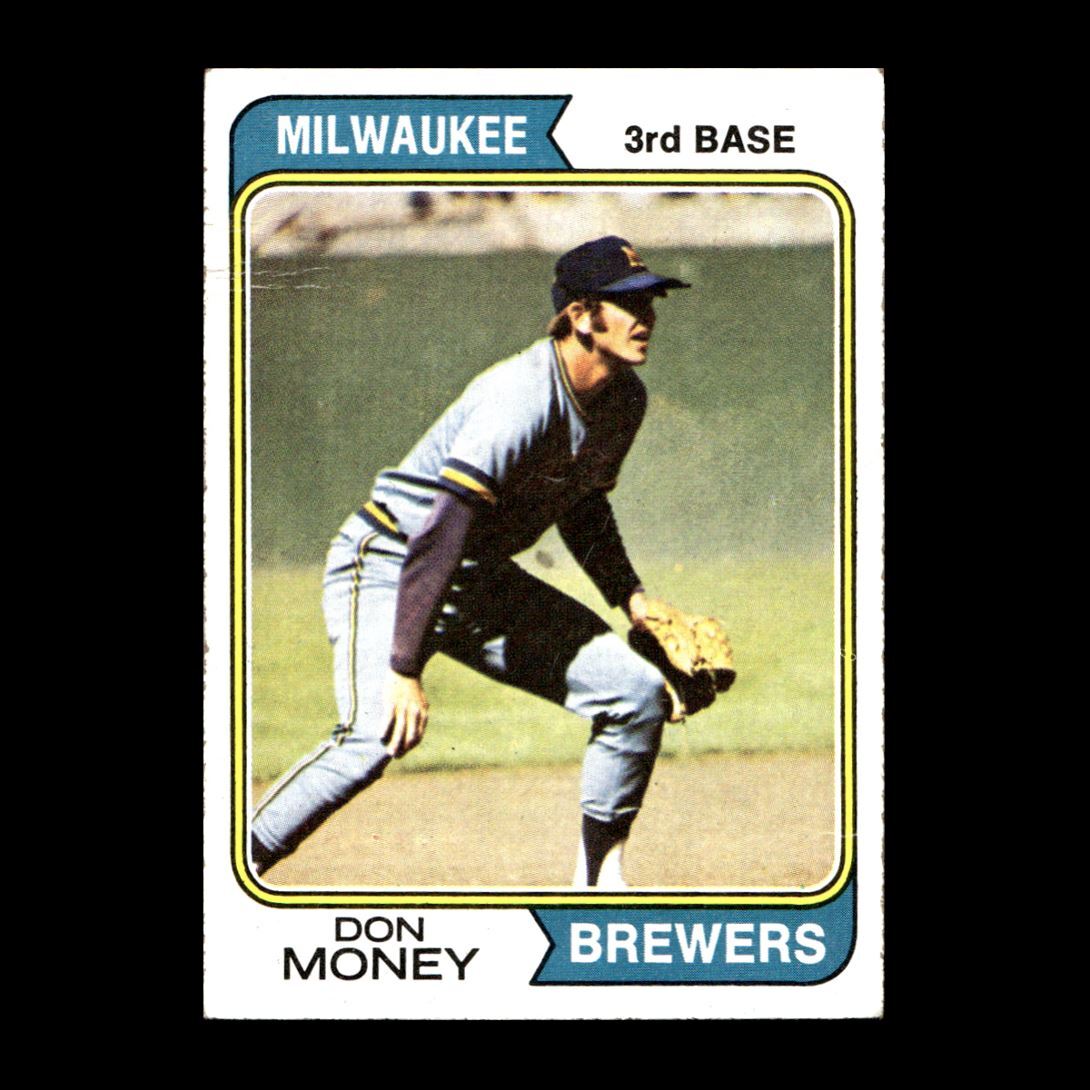 Don Money 1974 Topps Milwaukee Brewers #413 Nice! 2 | eBay