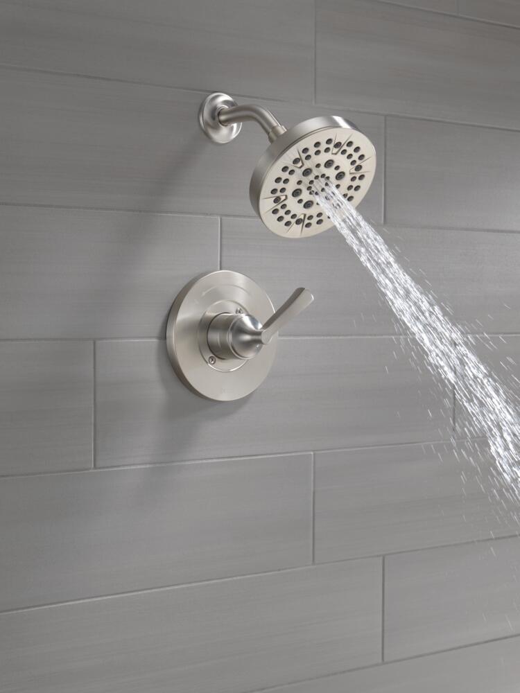 Delta Faryn 1 Handle 5-Spray Shower Faucet Stainless-Certified ...