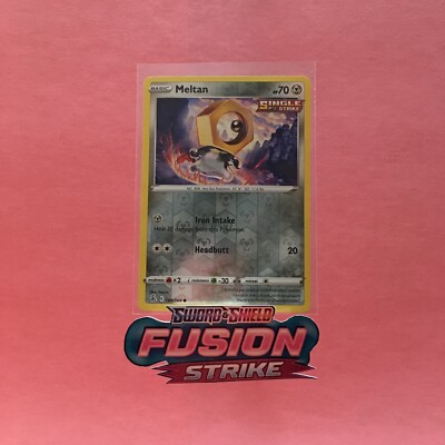 Meltan 188/264 Reverse Holo Fusion Strike Pokemon TCG Card Mint/NM Pack ...