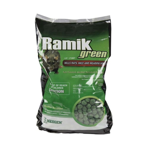 Neogen Ramik Fish Flavored Rat Rodenticide Nuggets Bag - 4lbs for sale ...