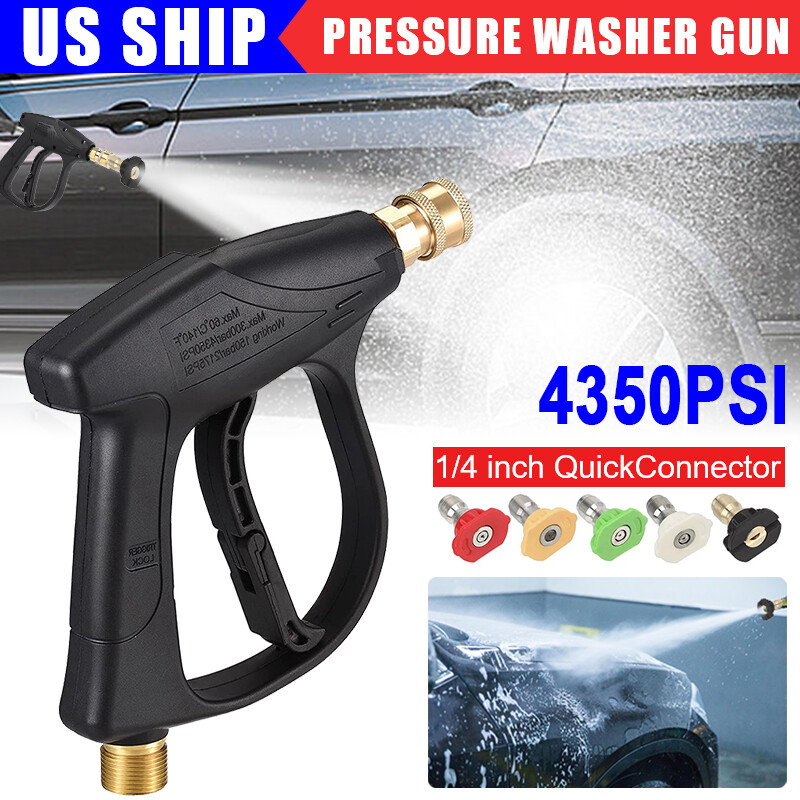 1/4" High Pressure Car Power Washer Spray Gun Wand M22 Lance with ...
