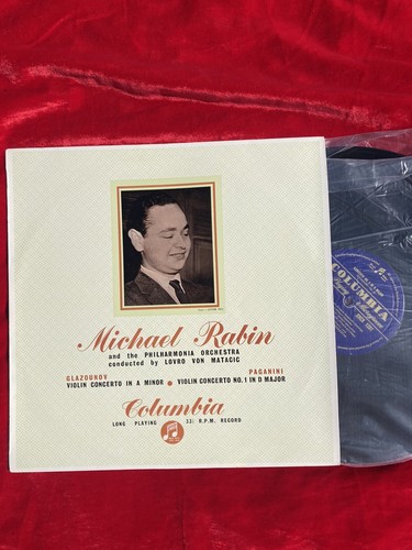 Columbia 33CX 1281 ED1 Michael Rabin - Violin Concertos Glazounov / Paganini | eBay