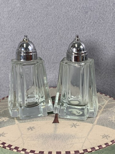 Vintage Princess House Crystal Glass Salt And Pepper Shakers 1950’s Art ...