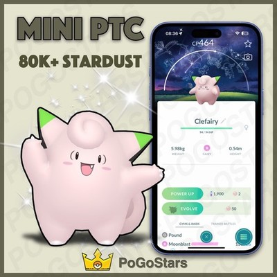 Pokémon PTC Go - Shiny Clefairy - Astronomical Observatory Special ...