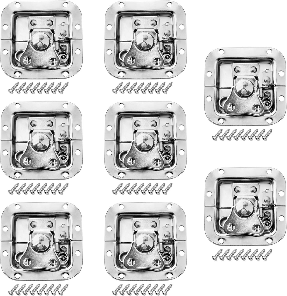 8 Pack Recessed Road Case Latch,Spring Loaded Butterfly Twist Latch for ...