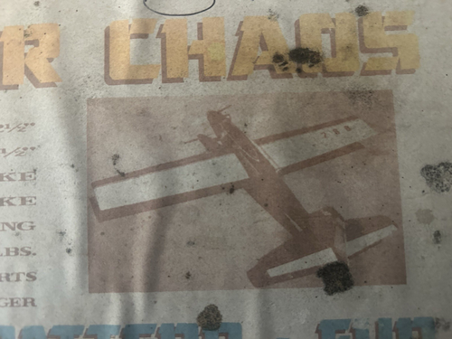 BRIDI "KILLER CHAOS" SPORT PATTERN MODEL AIRPLANE KIT SIGNED BY JOE ...