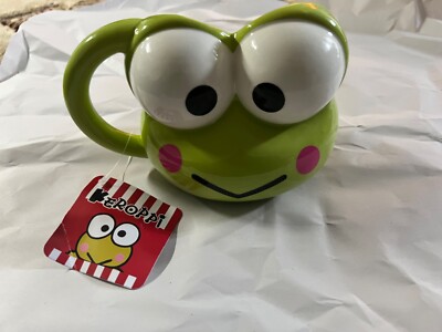 NEW ~ Keroppi Hello Kitty & Friends Sanrio Sculpted Ceramic Mug | eBay