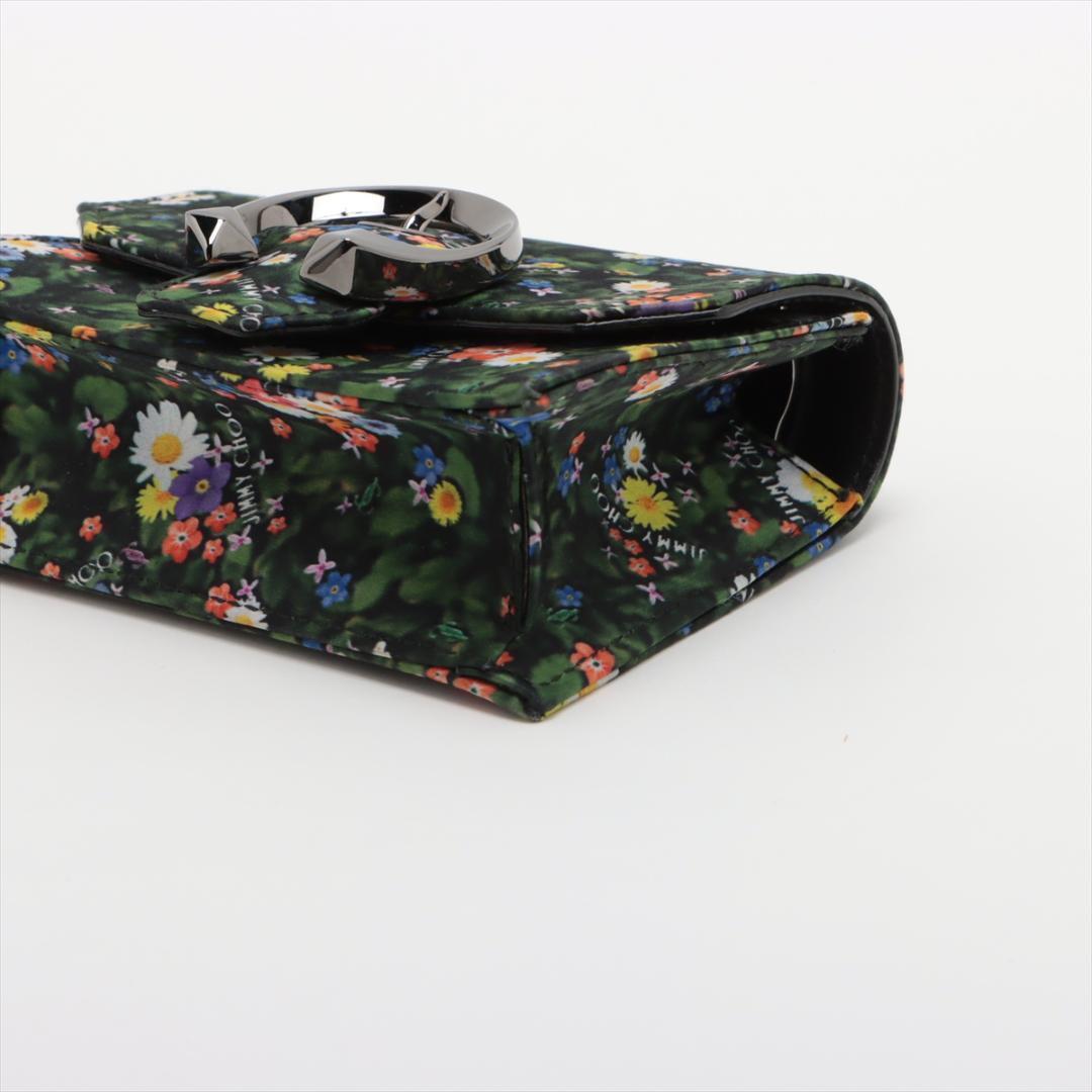Jimmy Choo Madeline Satin Chain Shoulder Bag Multicolor JC Jimmy Choo Madeline Satin Chain Shoulder Bag Multicolor JC