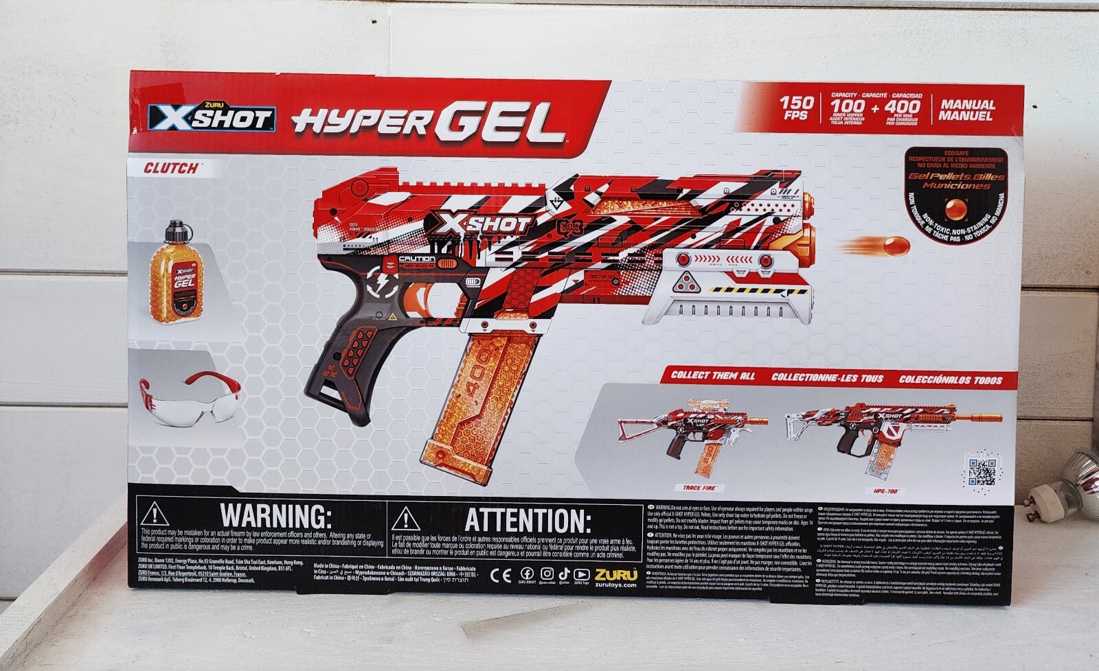 X-Shot Hyper Gel Medium Blaster Gun - Red (87846516) for sale online | eBay