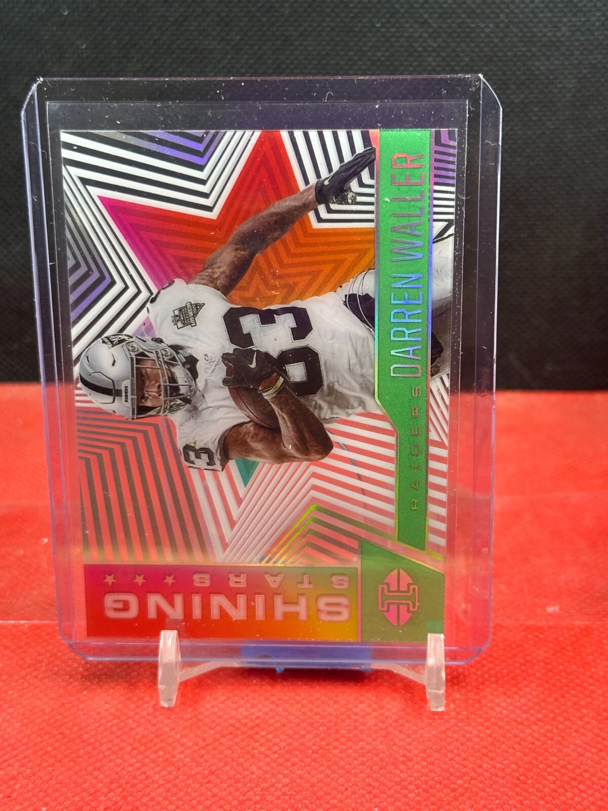 2021 Panini Illusions Shining Stars Emerald Insert #3 Darren Waller NFL ...