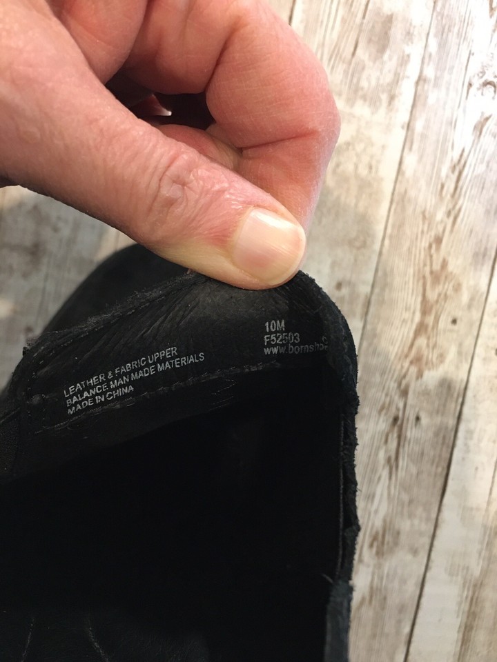 Born Fredrika Bootie Women's Size 10 41 Black Suede Shoetie 2.75” High ...