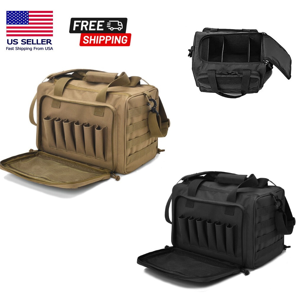 30L Tactical Gun Soft Case Pistol Bag Double Handgun Storage Shooting ...