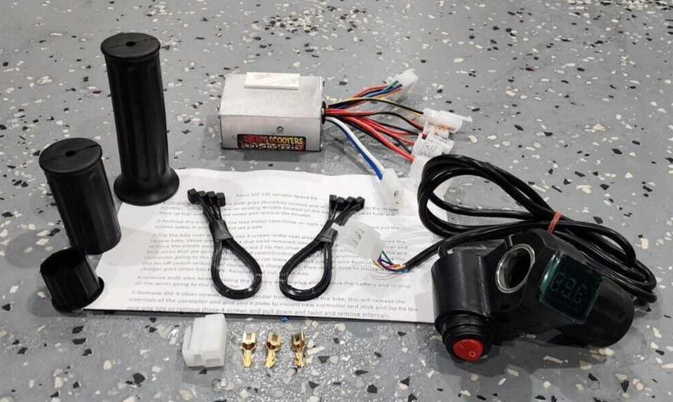 Razor MX125 Variable Speed Kit UPGRADED 24+VOLT ONLY Controller And ...