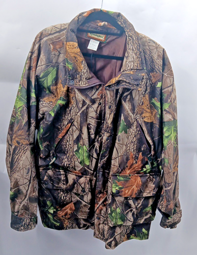Remington Jacket Men's XXL Camo Canvas Hunting Mossy Oak Break Up ...