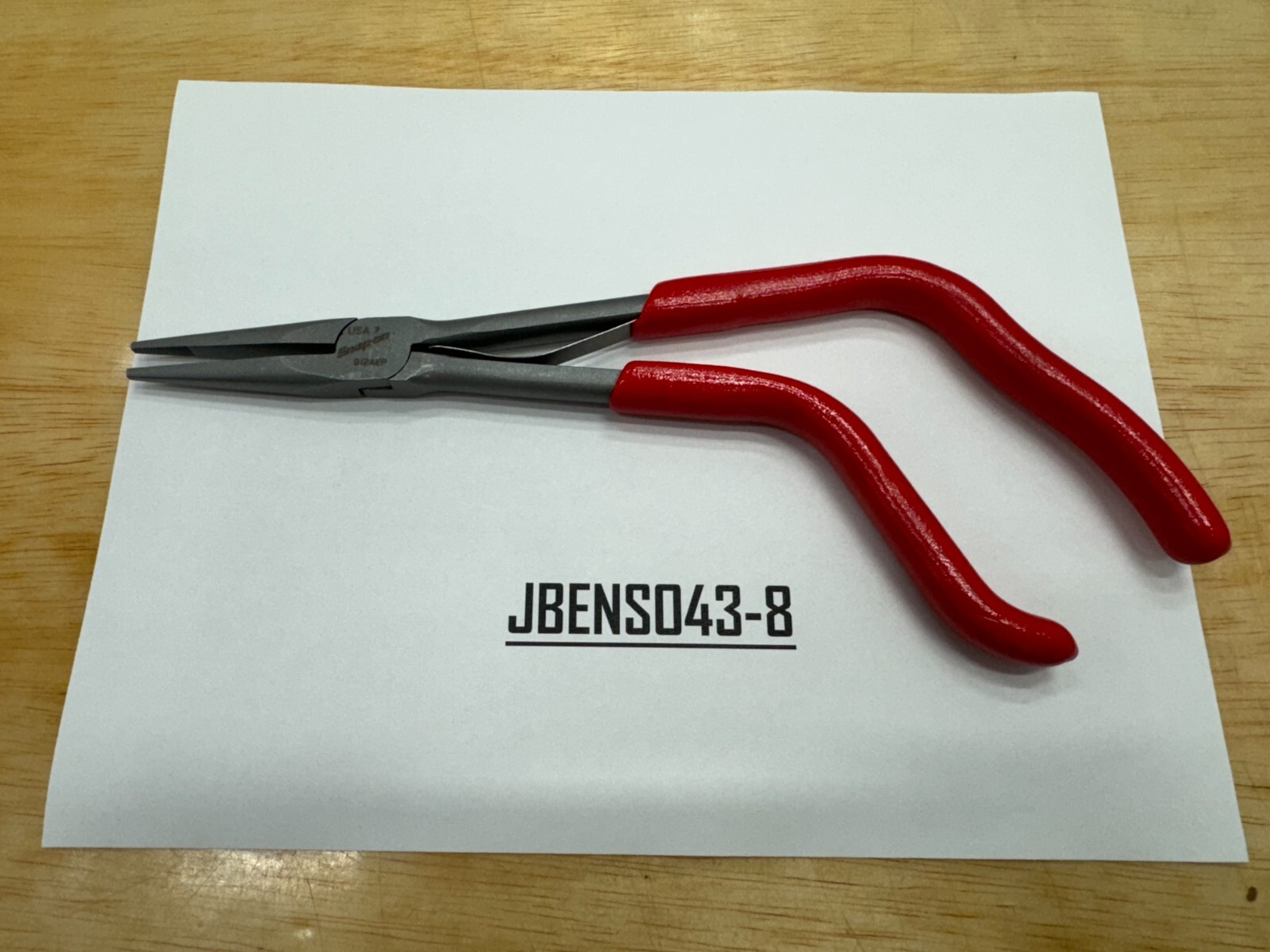 Snap-on Tools USA NEW RED 11" Soft Grip Pistol Grip Needle Nose Pliers ...