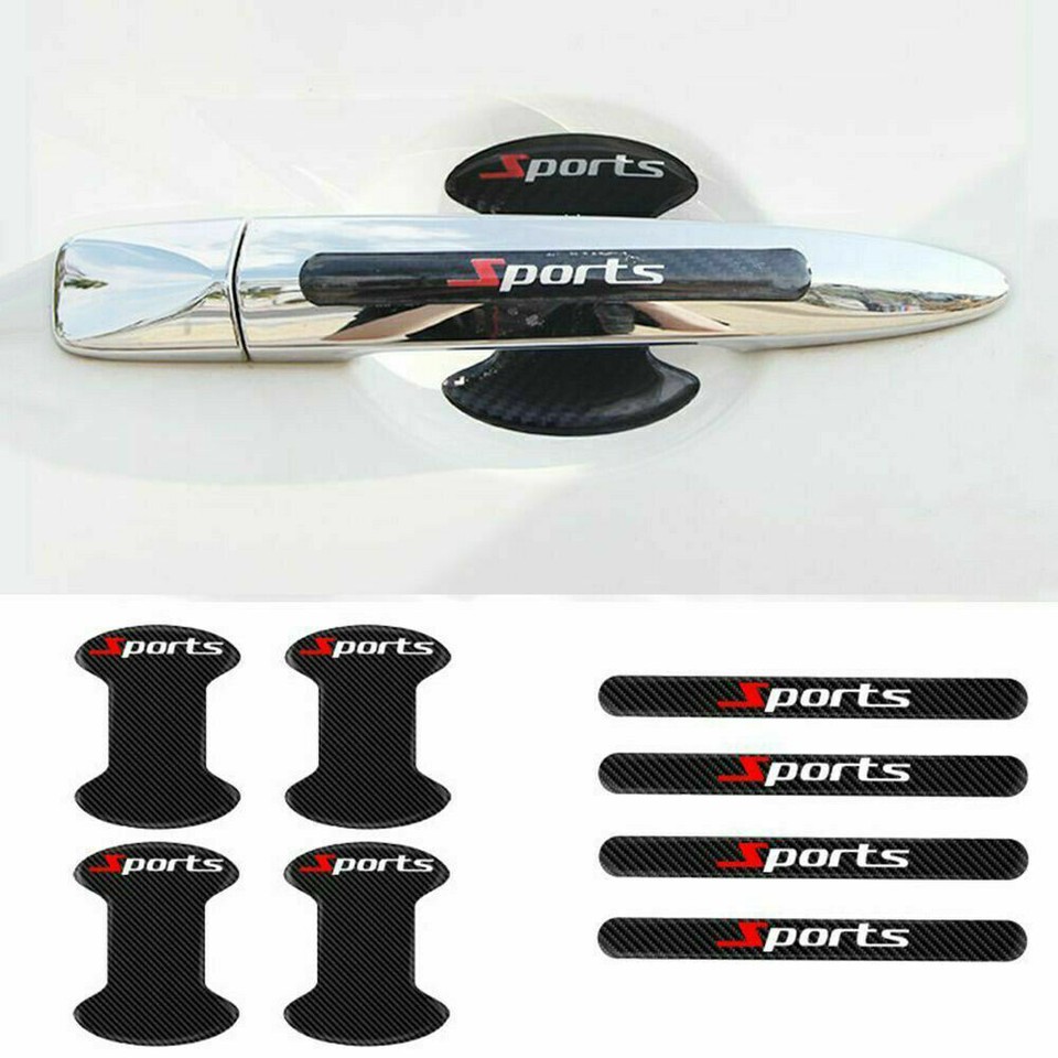 8PCS Car Door Handle Bowl Anti Scratch Sticker Protector Cover ...
