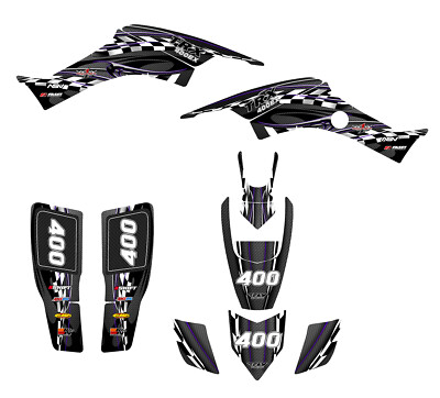 Honda TRX 400EX Graphics kit for 1999 - 2007 Black Plastics #2600 ...
