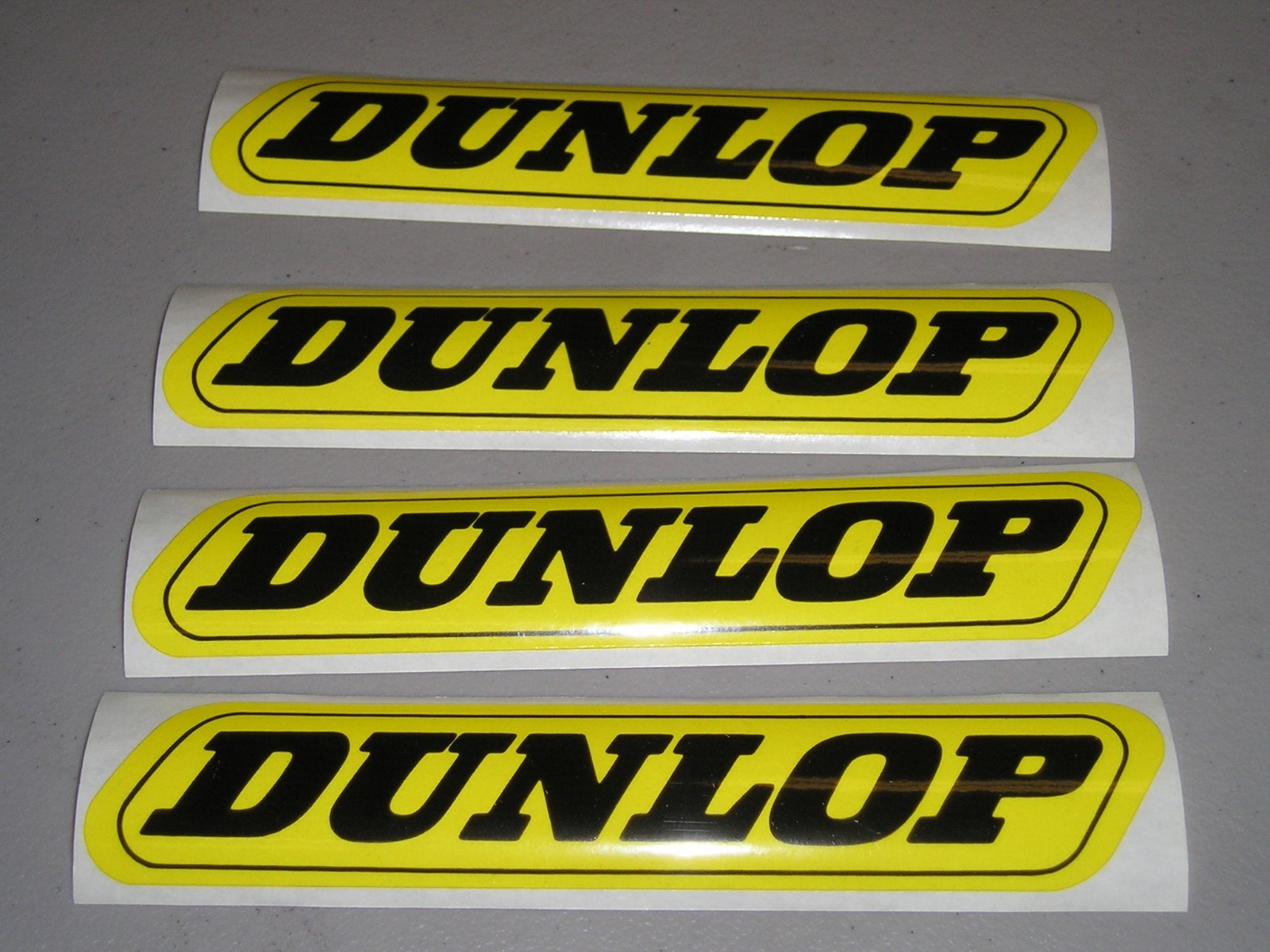 Dunlop Tire decals bike/ window/ trailer decals - set of 4 new | eBay