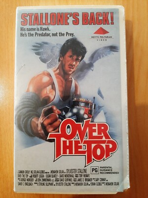 OVER THE TOP (1987) - VHS Movie - Sylvester Stallone (HOYTS POLYGRAM ...