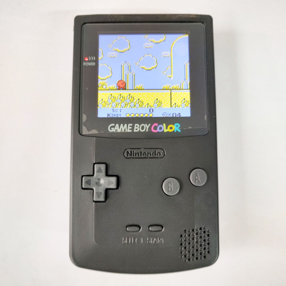 Nintendo Game Boy Color Console | Pika Black | Backlit IPS Screen ...