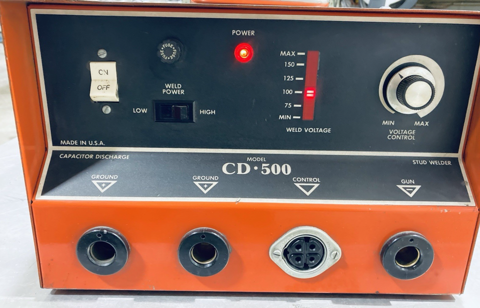 PROWELD CD-500 Stud Welding Machine 120VAC 15A 60Hz 1PH | eBay