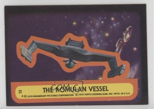1976 Topps Star Trek Stickers The Romulan Vessel #22 hg6 | eBay