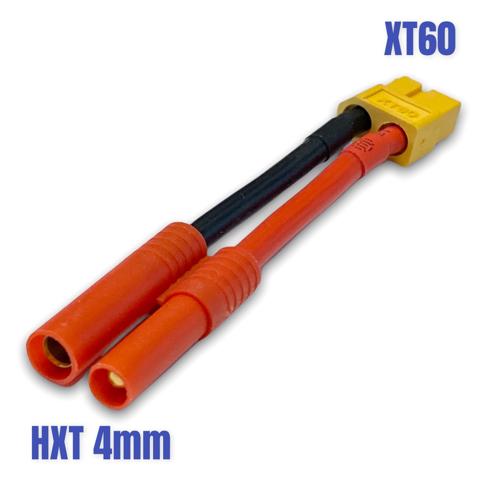 4mm HXT Stecker auf XT60 Female Buchse Adapter Lipo Akku Goldstecker ...