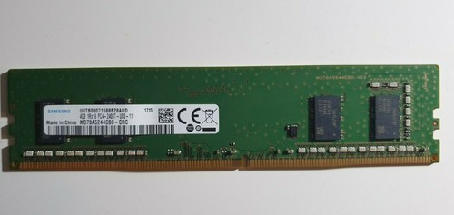 Samsung 4GB 1Rx16 PC4-2400T DDR4 Memory Stick RAM Module(M378A5244CB0 ...