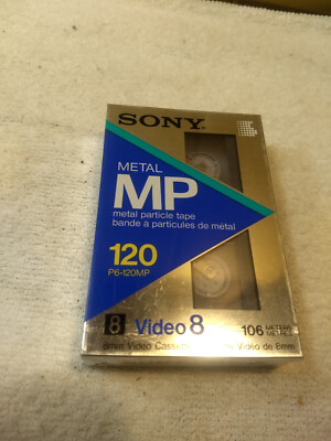 SONY Metal MP 120 Video 8 Cassette NEW-Fixed US shipping | eBay