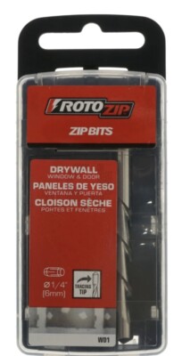 (3 Pack) Rotozip Roto Zip 1/4 in. X 1-1/4” Drywall Window And Door Zip ...