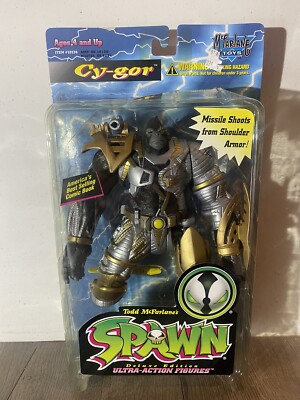 1996 - Spawn Cy-Gor - Action Figure Deluxe Edition - Missiles Shoot ...
