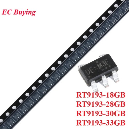 100pcs/lot RT9193 LDO Regulator SOT23-5 1.8V/2.8V/3V/3.3V 300mA | eBay