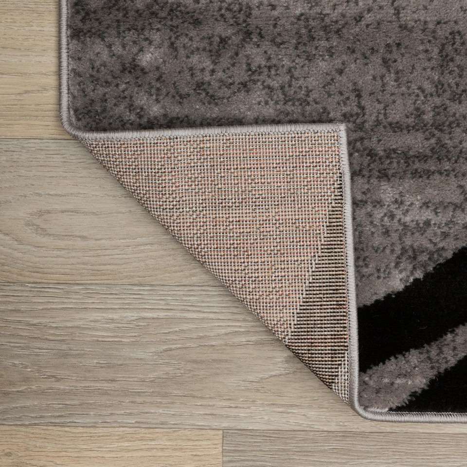 Rugshop Modern Rug Contemporary Area Rugs Wavy Circles Design Abstract ...