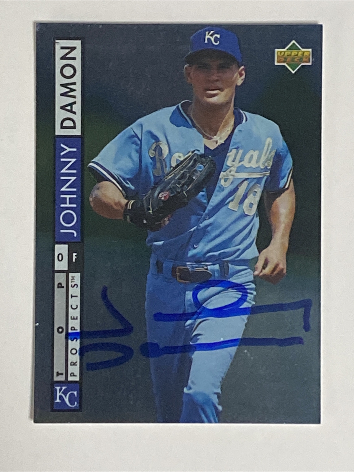 Johnny Damon 1994 Upper Deck Top Prospect Autographed RC Rookie | eBay