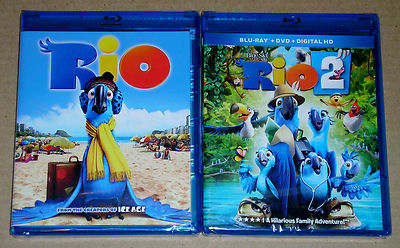 Kid Blu-ray Lot - Rio (New) Rio 2 (New) | eBay