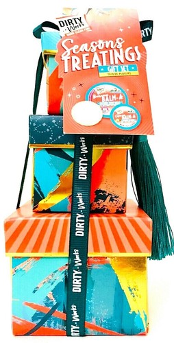 Dirty Works Season Treatings 3 Pc Gift Set Coconut Bath Fizzer Lip ...