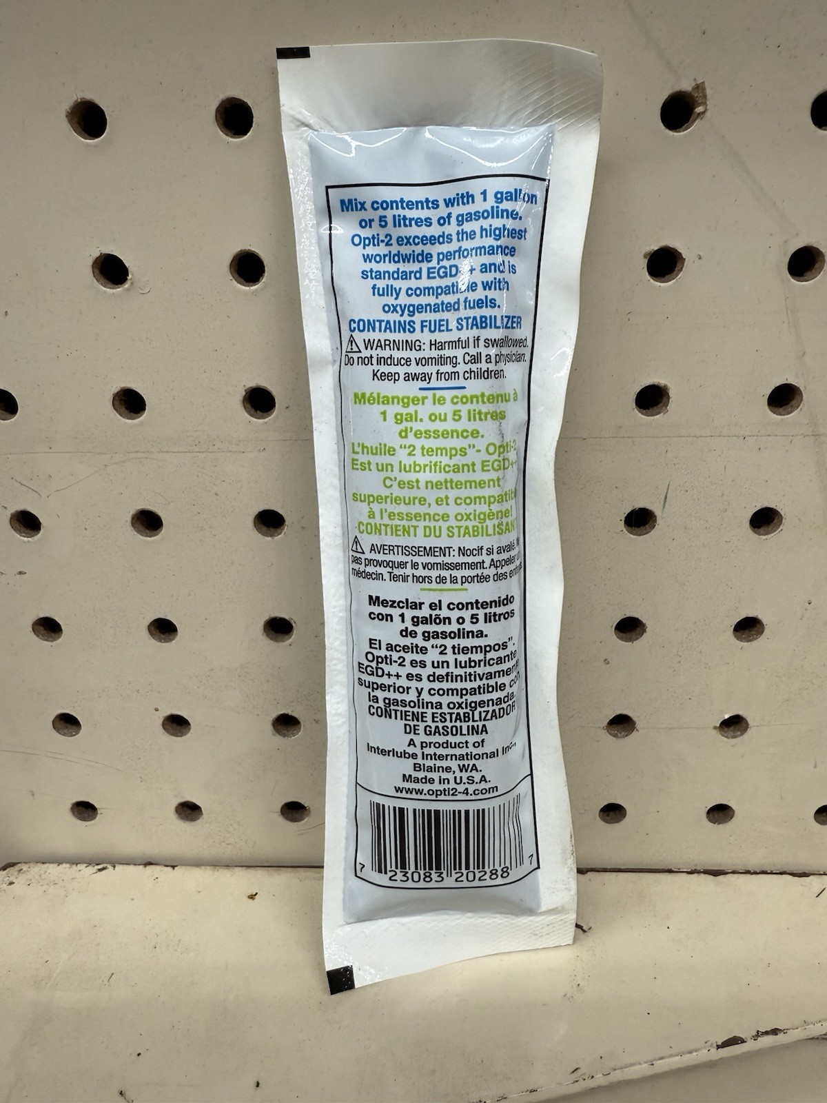Opti-2 20096 5-Pack 1 Gallon Mix Pouches 2-Cycle Engine Lubricant | eBay