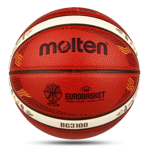 2025 Molten BG3100 Eurobasket Basketball Leather Size 7 FIBA Approved ...