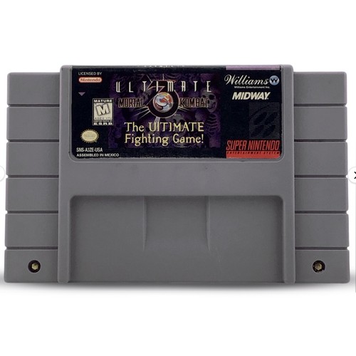 Ultimate Mortal Kombat 3 SNES Super Nintendo System Tested Good ...