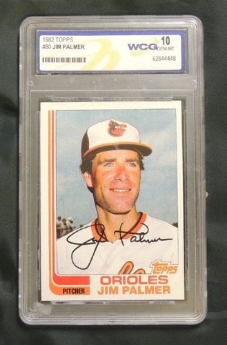 1982 TOPPS #80 JIM PALMER ORIOLES HOF WCG 10 6264448 | eBay