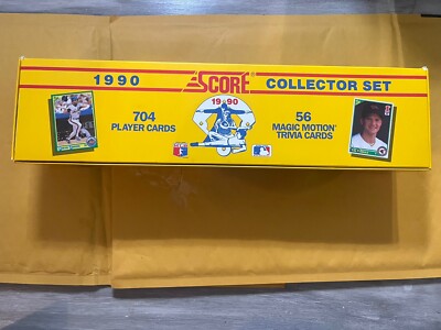 1990 SCORE Baseball Collector Set FACTORY SEALED - 704 Count | eBay