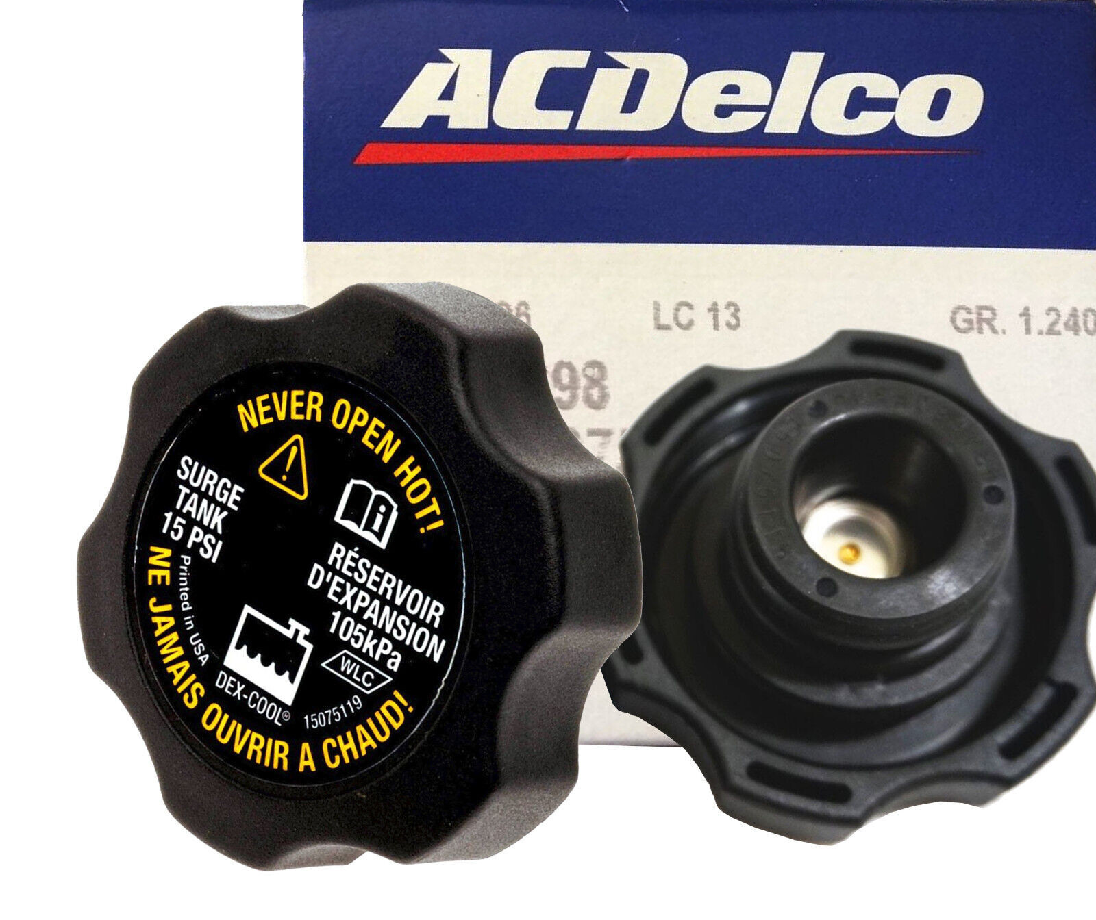 ACDelco (OE) OEM RC98 Coolant Reservoir Tank Radiator Top GM 15075118 ...