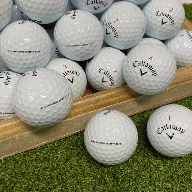 36 Callaway Chrome Soft X/XLS Mint Condition AAAAA (5A Grade) Used Golf ...