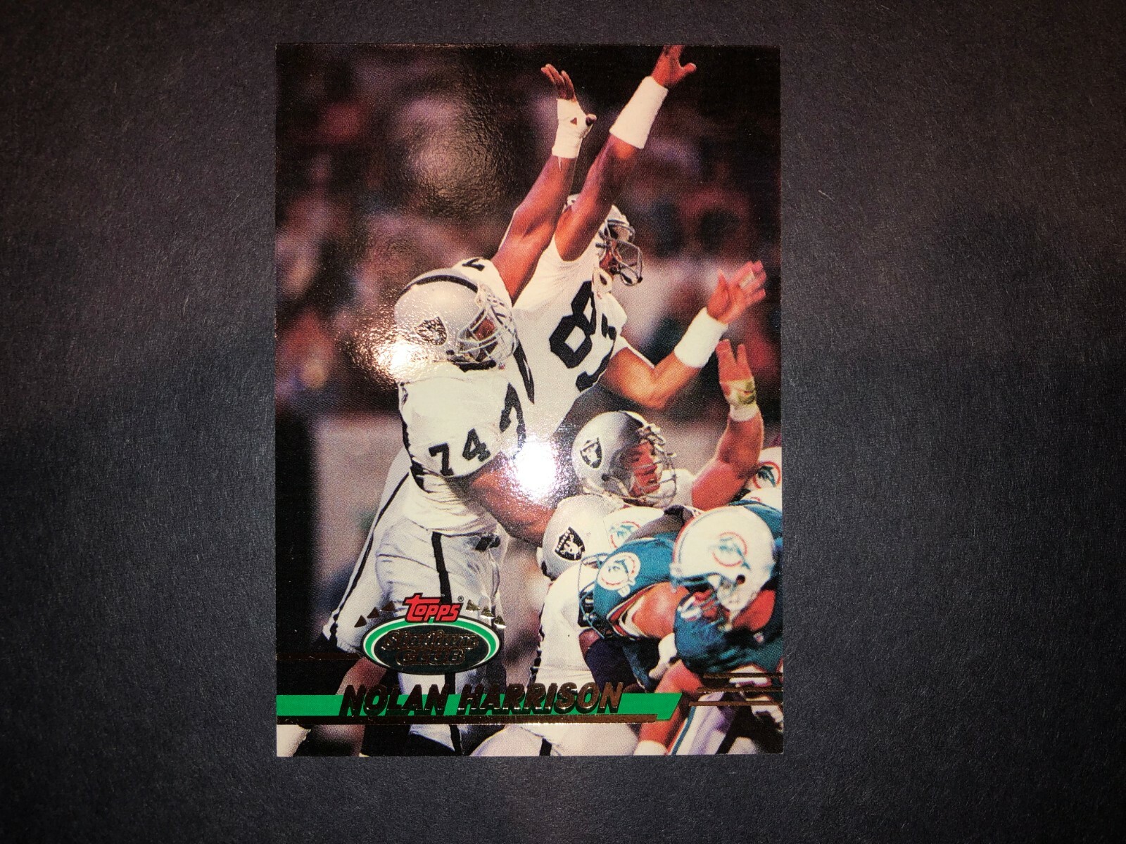 1993 TOPPS STADIUM CLUB FOOTBALL NOLAN HARRISON #234 LOS ANGELES ...